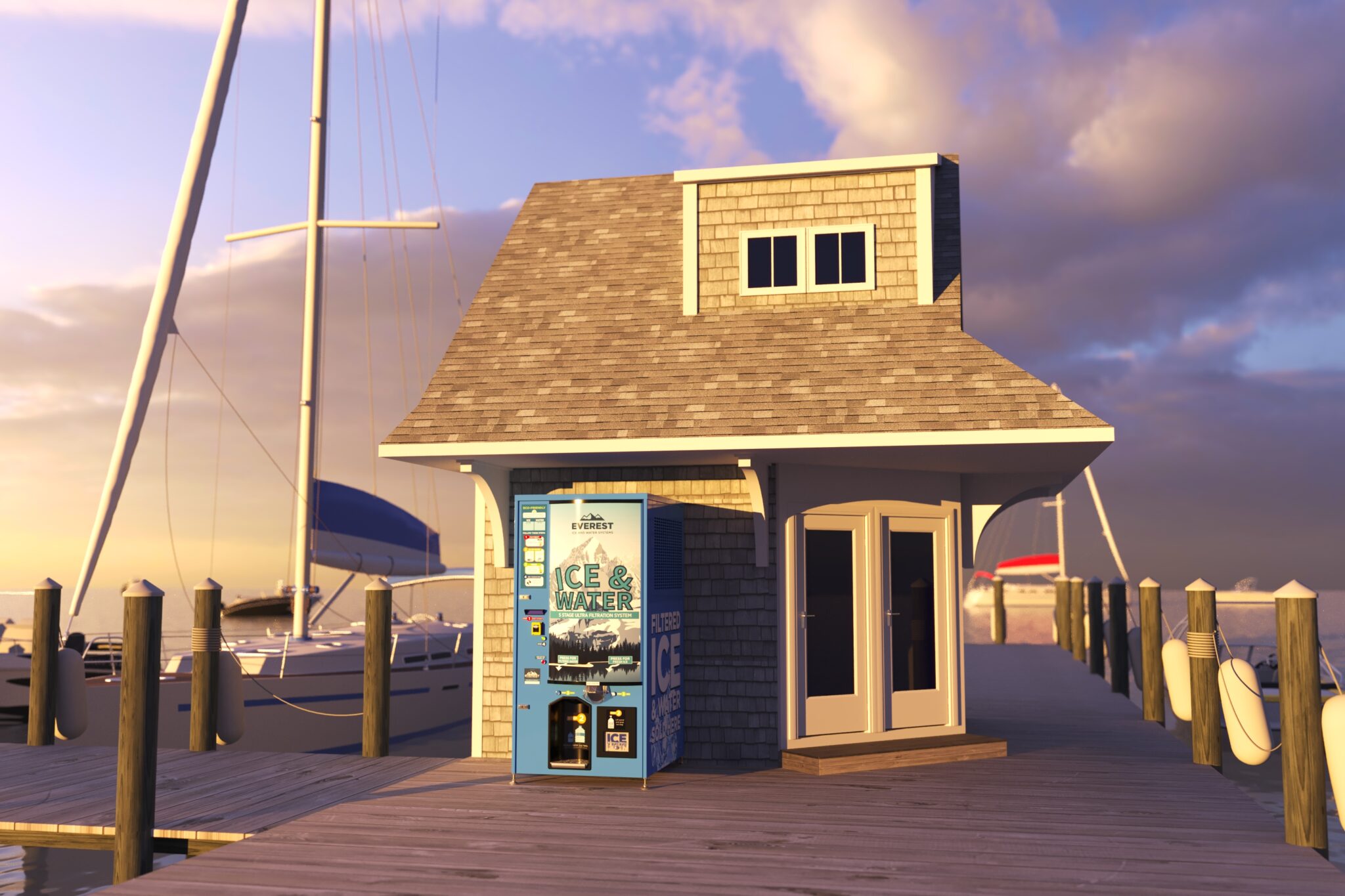 Water and Ice Vending Machine | Everest Ice & Water Systems